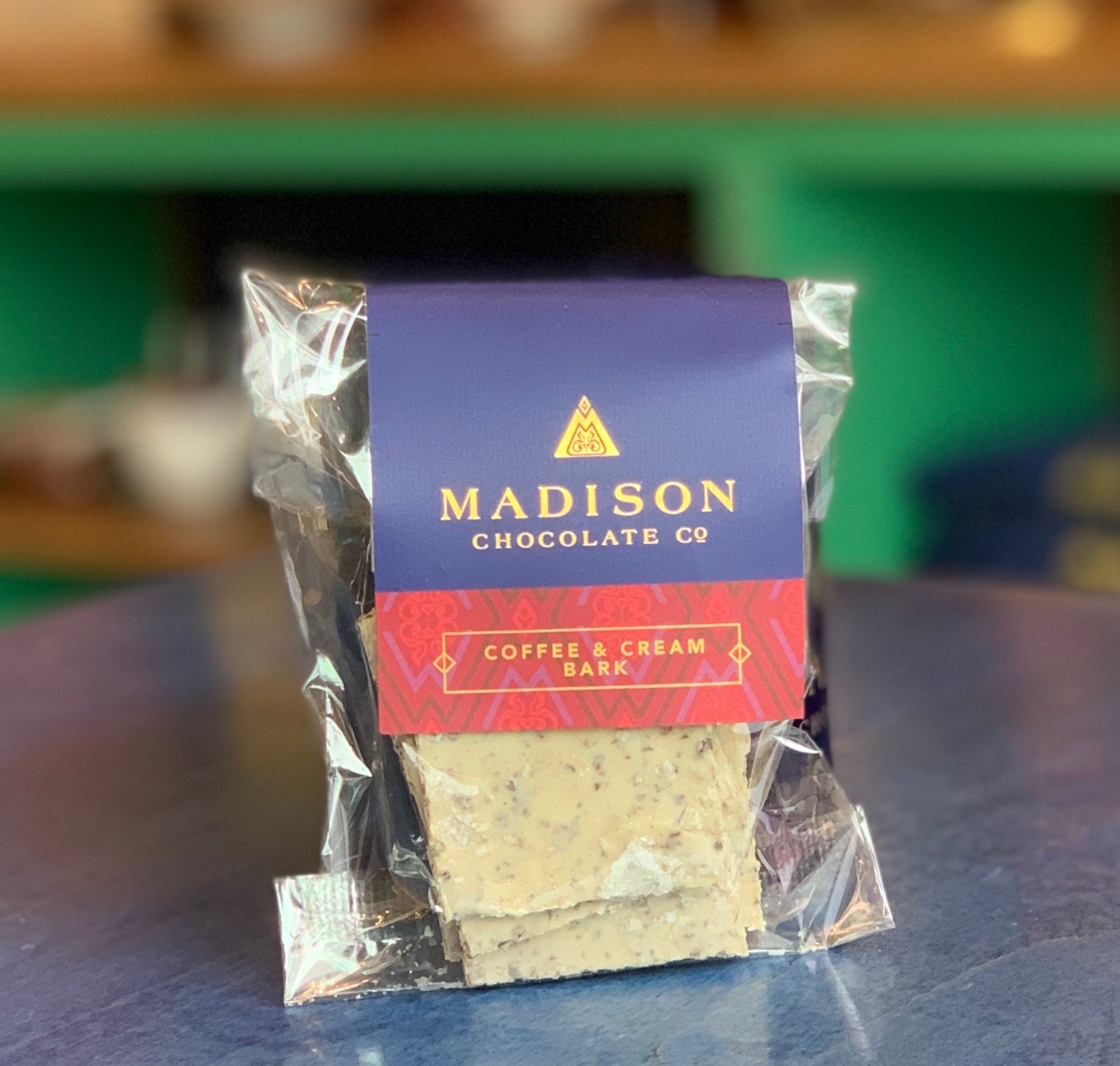 Bark - Coffee & Cream White Chocolate - Odana | Madison Chocolate Company