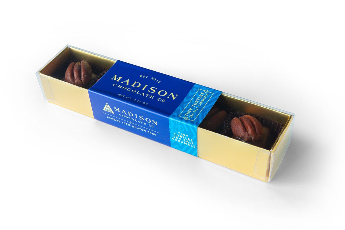 5 Piece Tiny Turtle Box - Delivery | Madison Chocolate Company